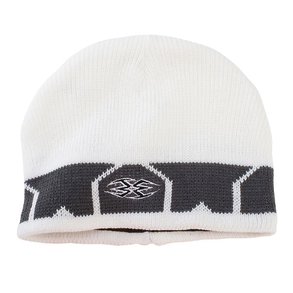 Empire Beanie Bitmap White – DiscountPaintball.com