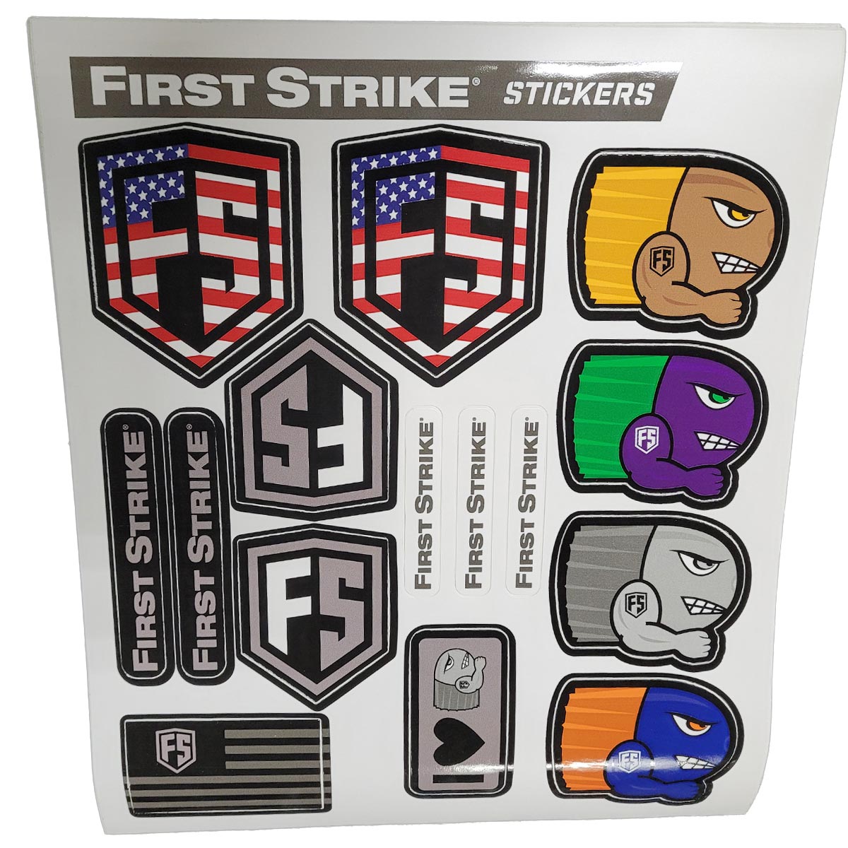 First Strike Sticker sheet – DiscountPaintball.com