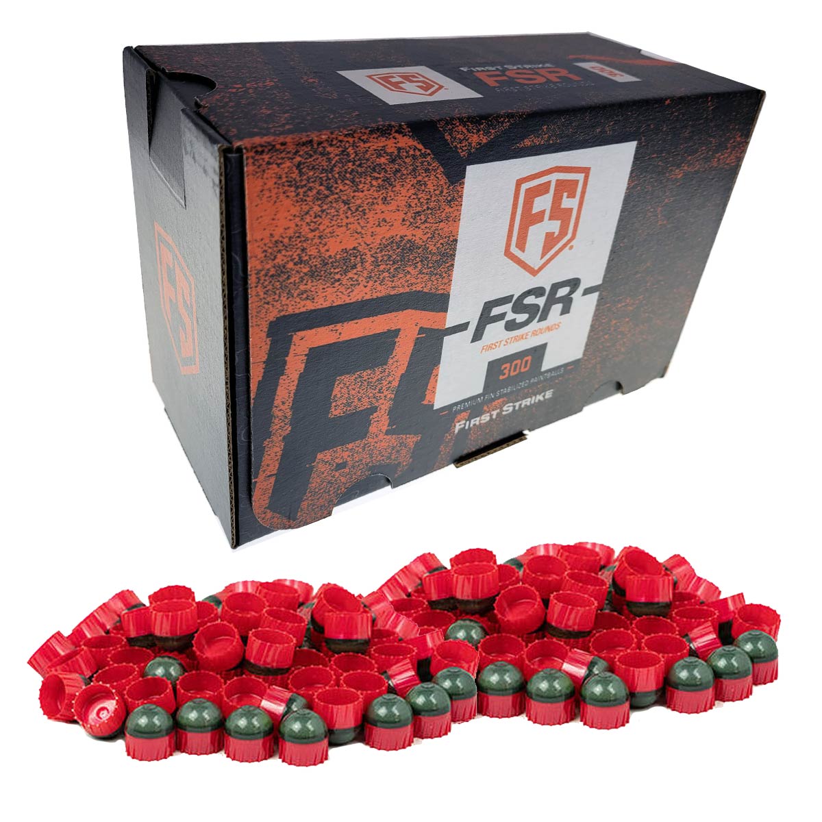 First Strike Rounds 300 Count Smoke Red Shell Orange Fill ...