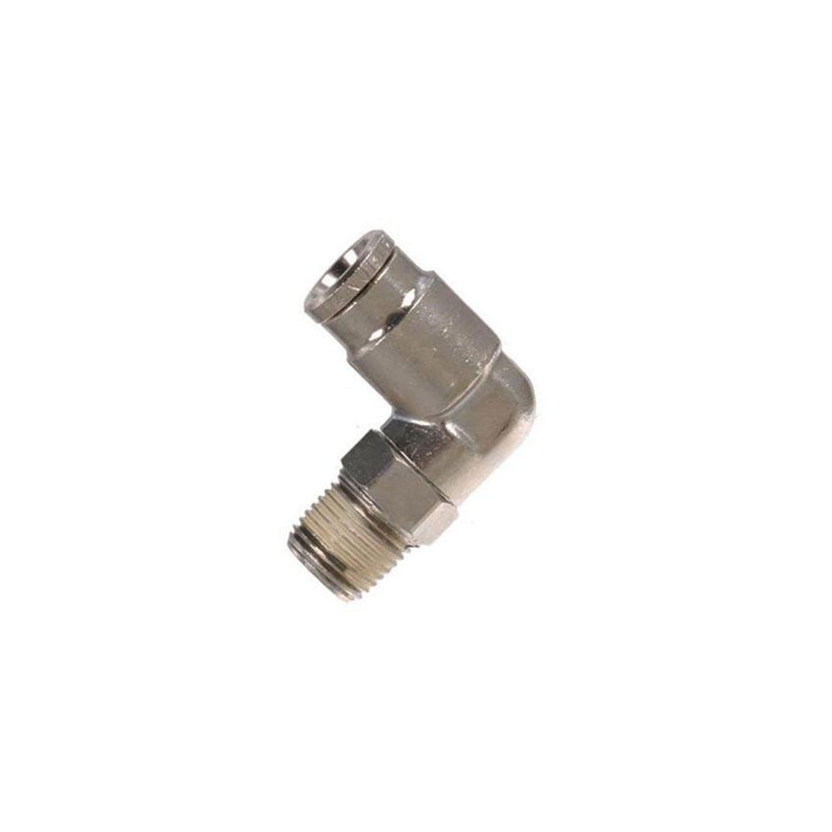 Macroline Fitting 90 Degree Swivel - Nickel – DiscountPaintball.com